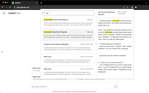 1Proompt ChatGPT Conversa - Enhance Your ChatGPT Experience | Creati.ai
