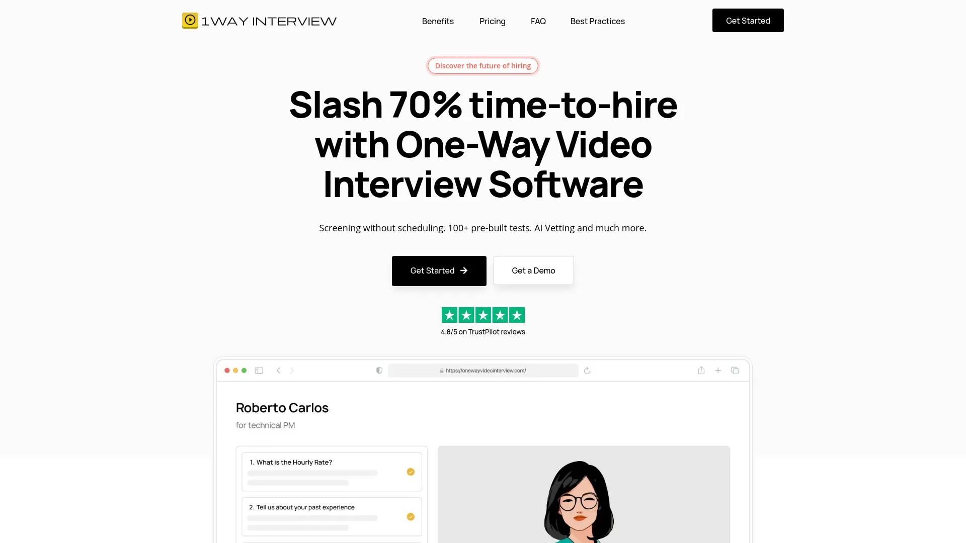 One-Way Video Interview Software for Efficient Hiring | Creati.ai