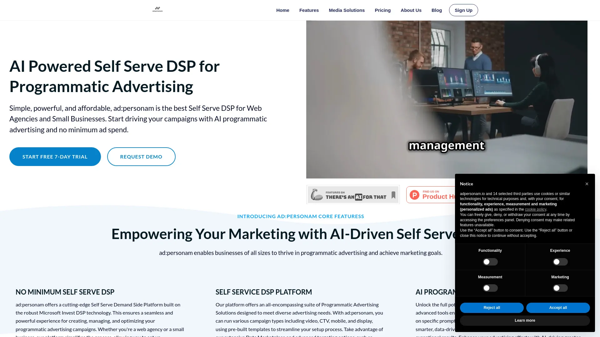 ad:personam - Your Self-Serve DSP for Effective Advertising | Creati.ai