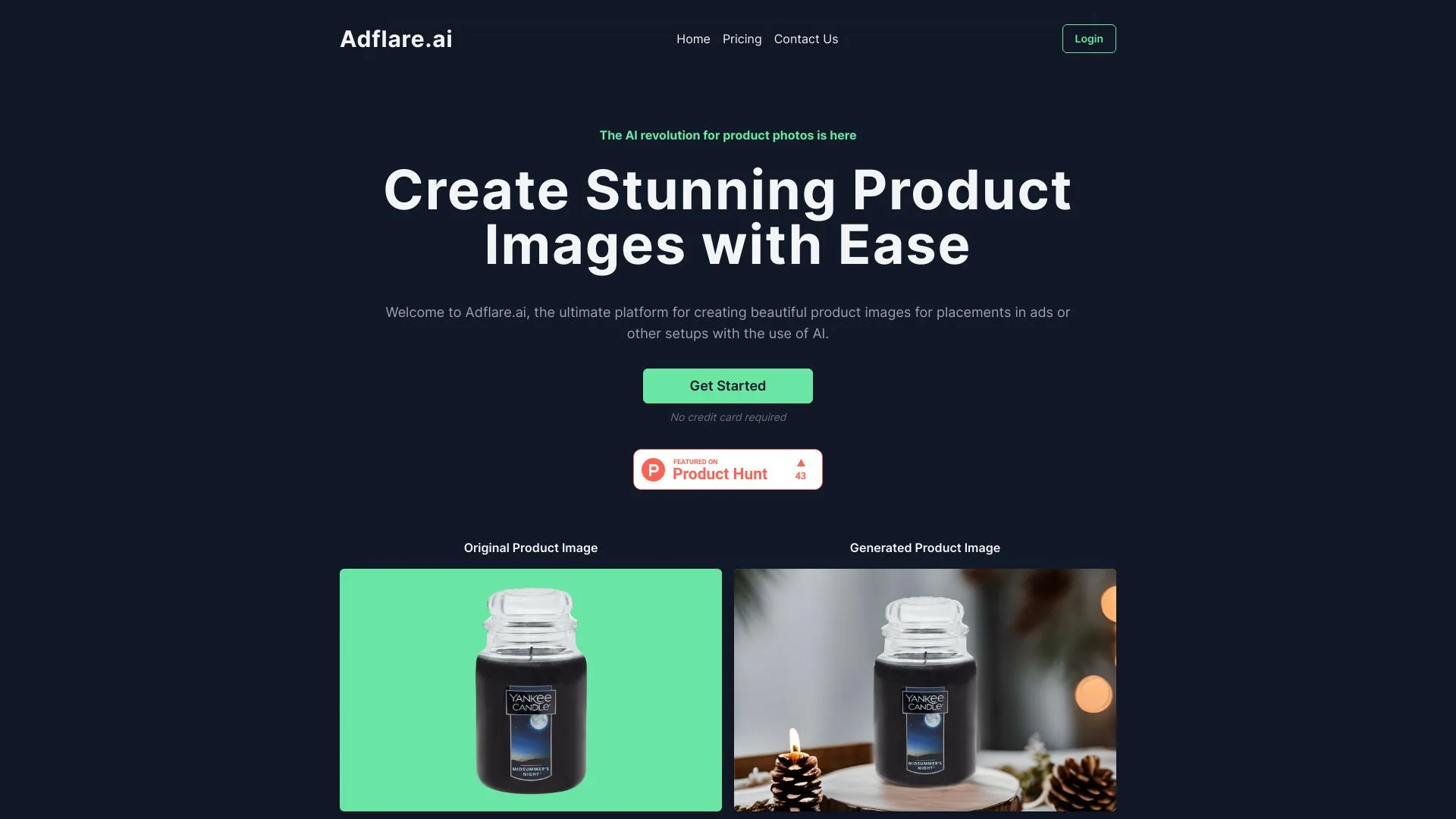 AdFlare AI: Create Stunning Product Images | Creati.ai