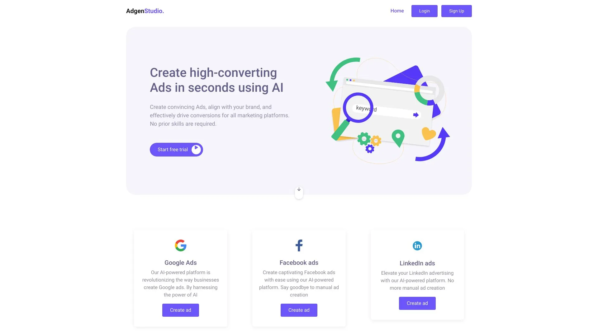 Adgen Studio: AI-Powered Ad Creation Tool | Creati.ai