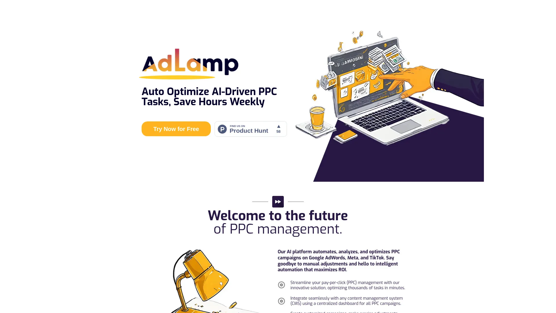 Boost Your PPC Campaigns with AdLamp AI Solutions | Creati.ai