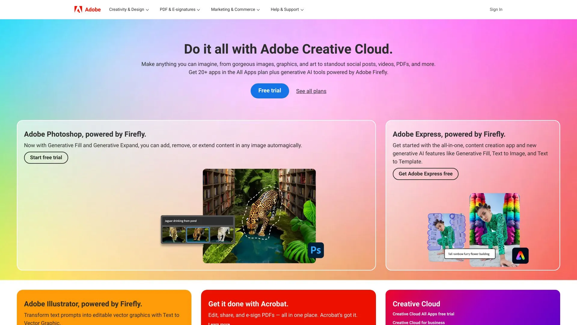 Software de Adobe y productos de Creative Cloud | Creati.ai