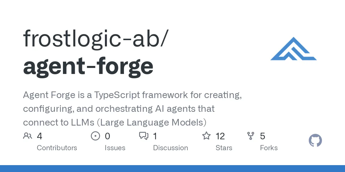 Agent Forge: Open-Source KI-Agenten-Framework & CLI-Automatisierung | Creati.ai