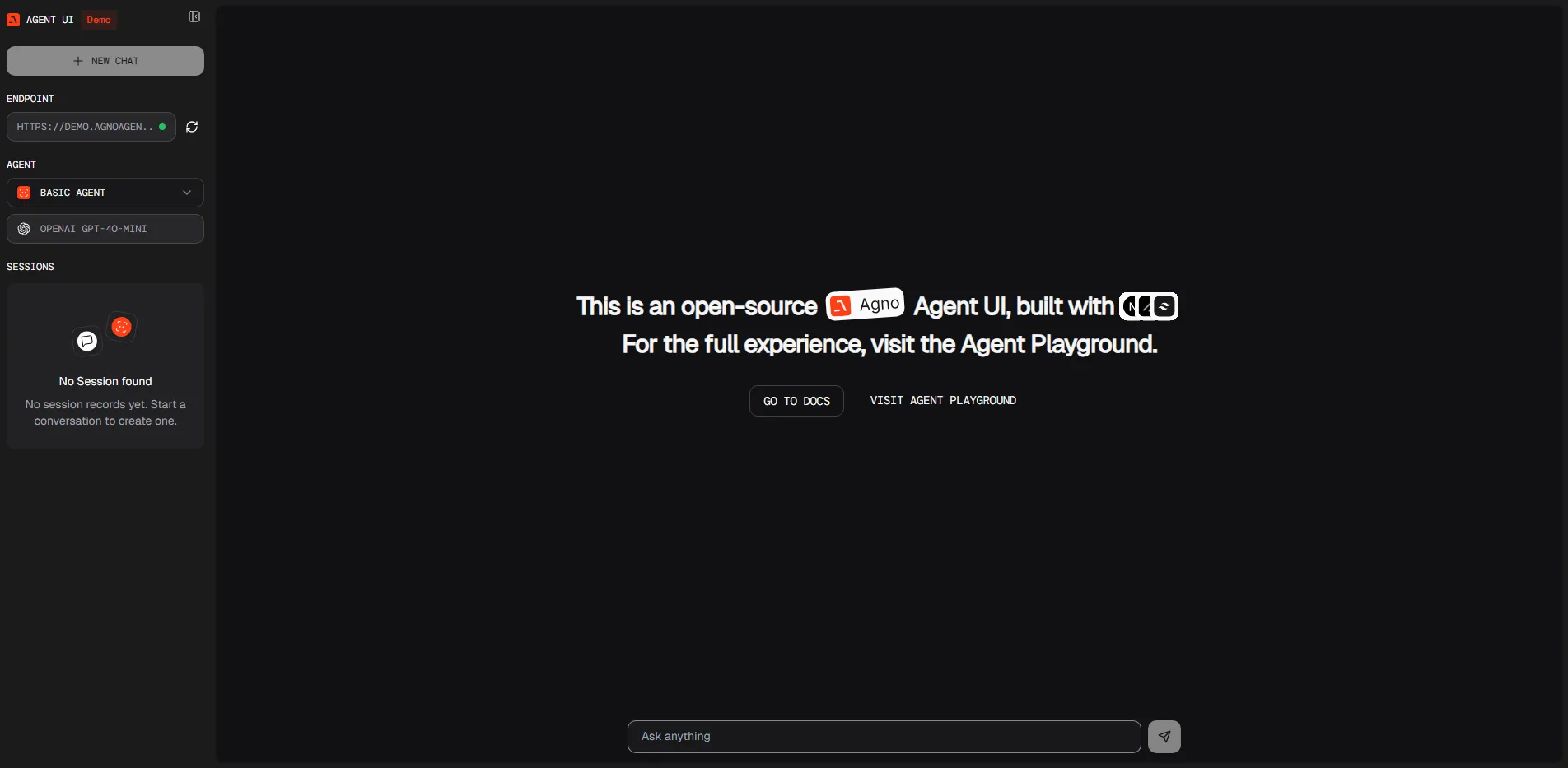 AGNO Agent UI: React Chat Interface for AI Agents | Creati.ai