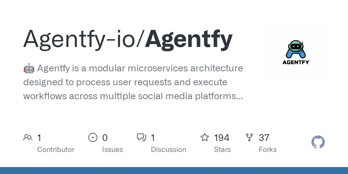 Agentfy : Framework d’agent IA open-source pour développeurs | Creati.ai