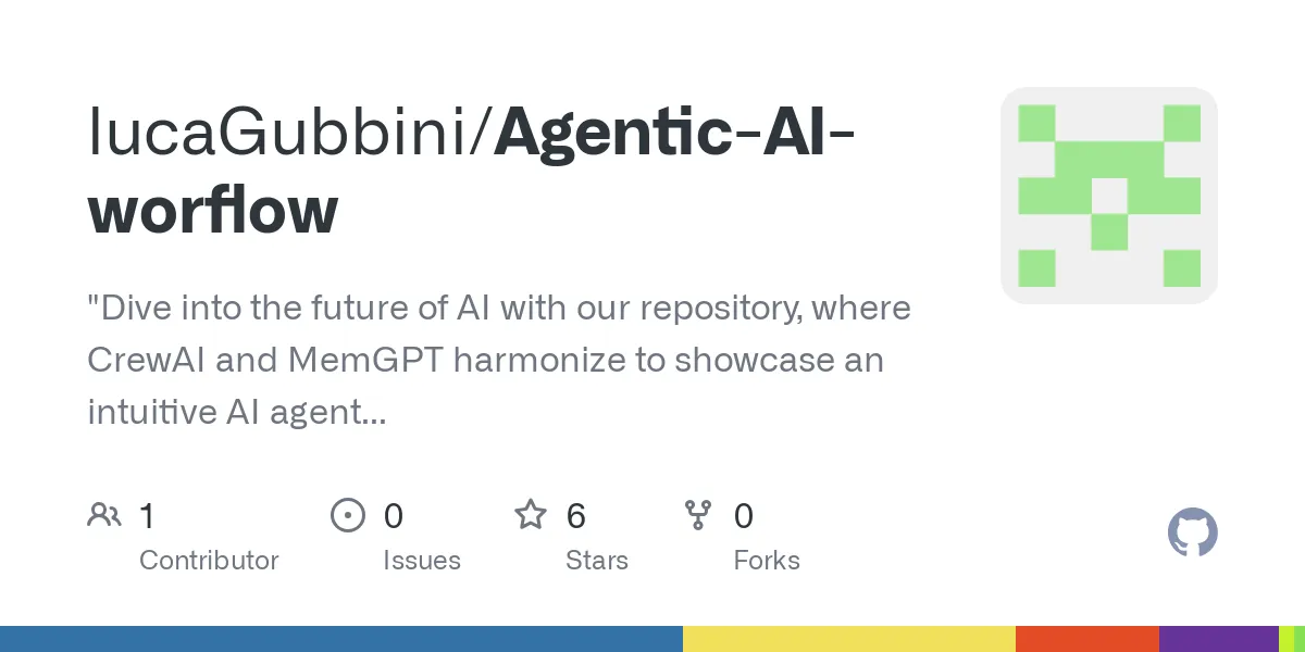 Agentic AI Workflow : Cadre Modulaire d’Agents | LucaGubbini | Creati.ai