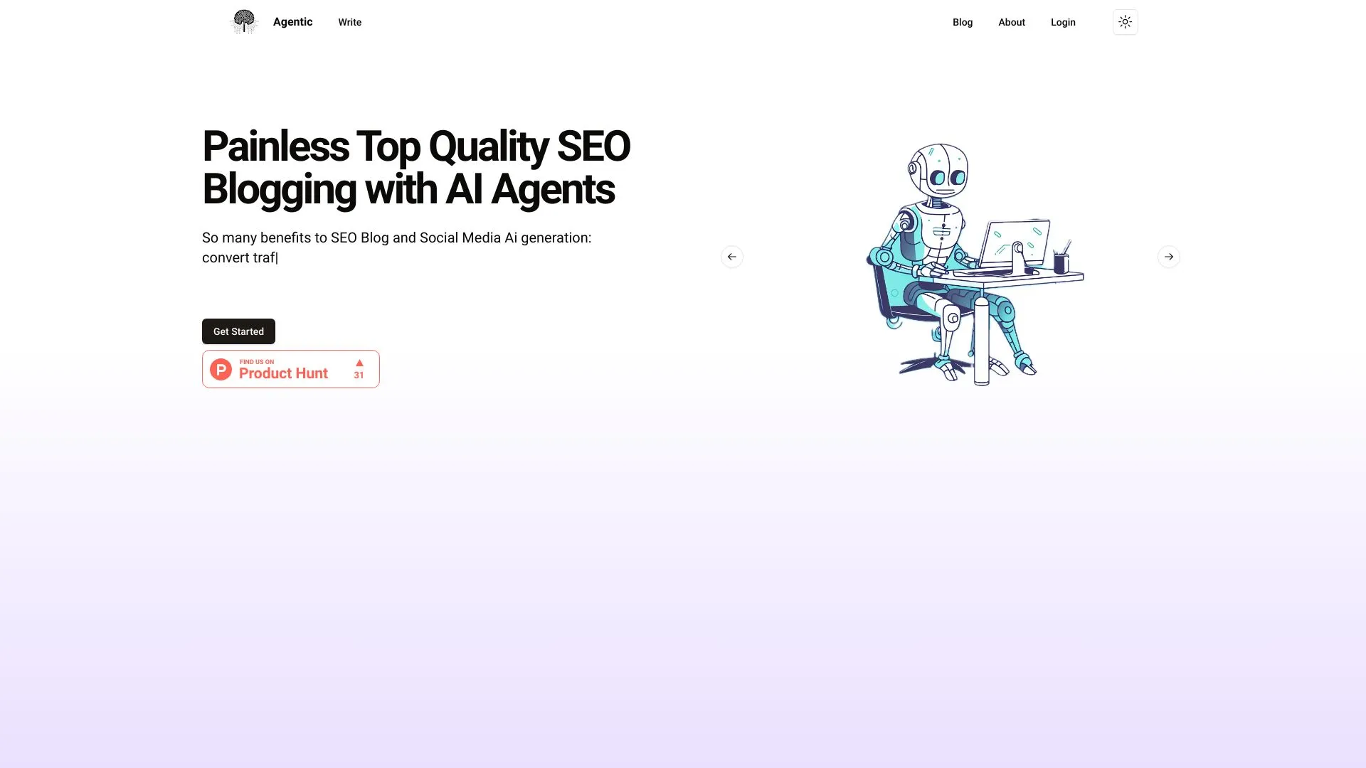 AI-Powered Blog Automation | BeAgentic.com | Creati.ai