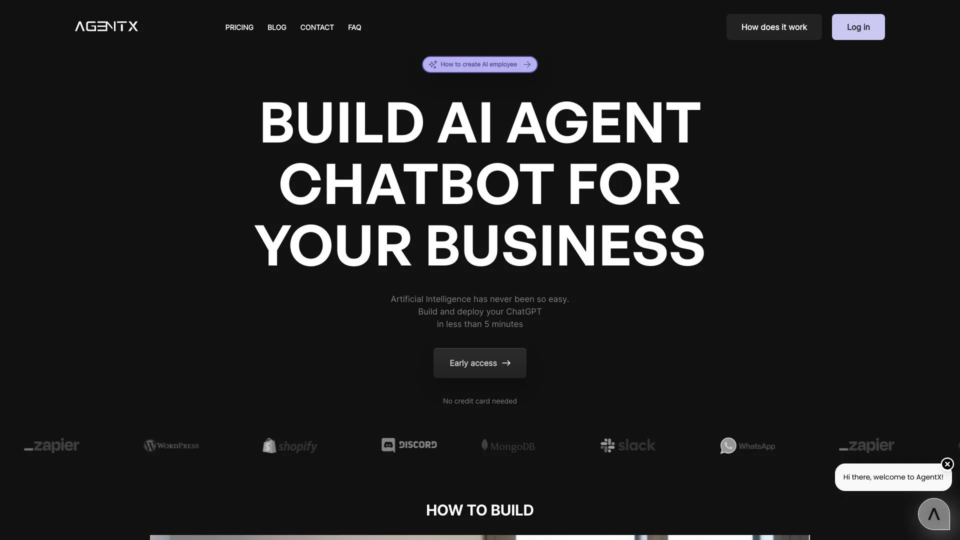 AgentX - Build, Deploy, and Integrate AI Chatbots in Minutes | Creati.ai