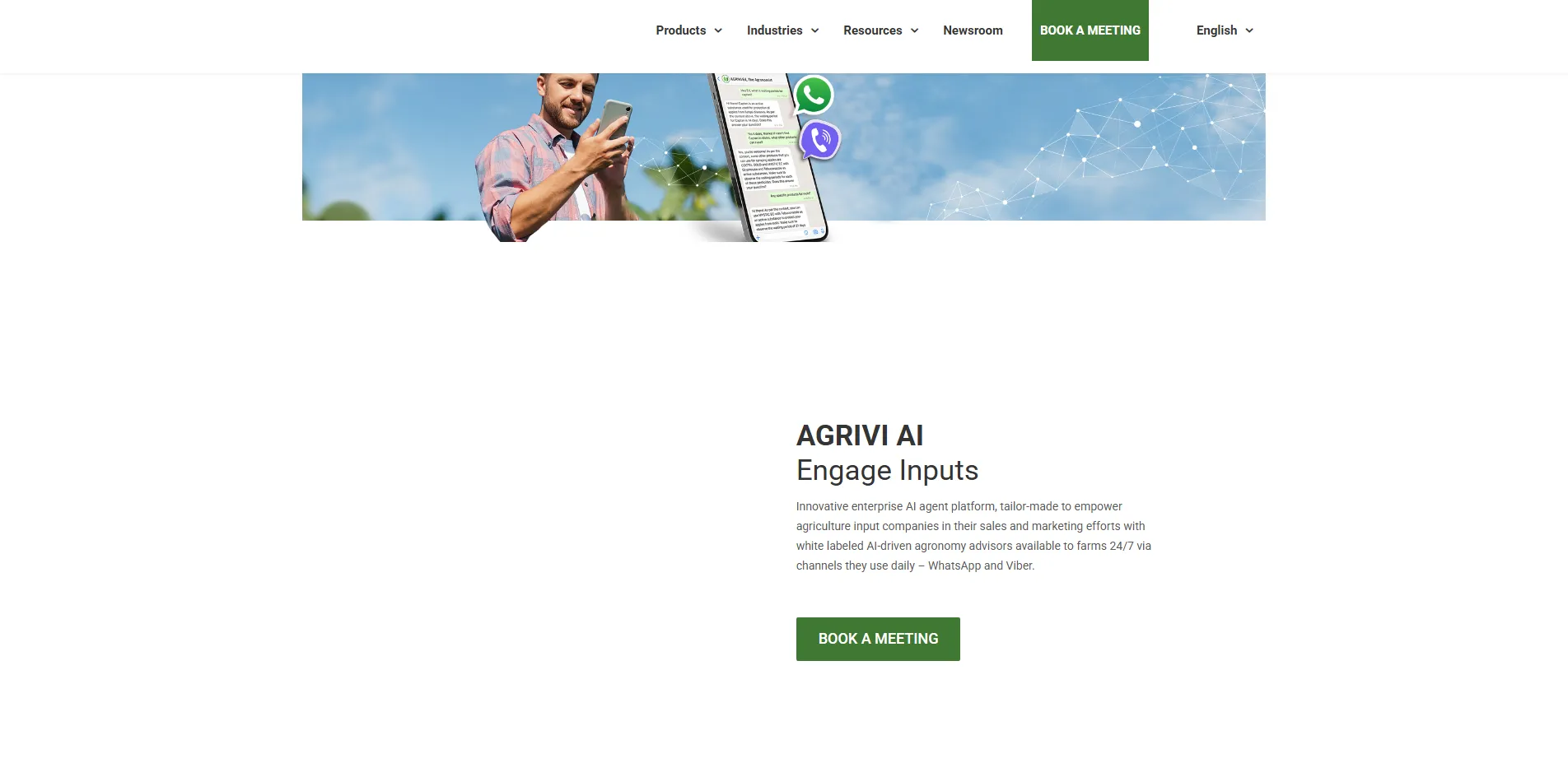 AGRIVI Engage - AI Agent for Agricultural Optimization | Creati.ai