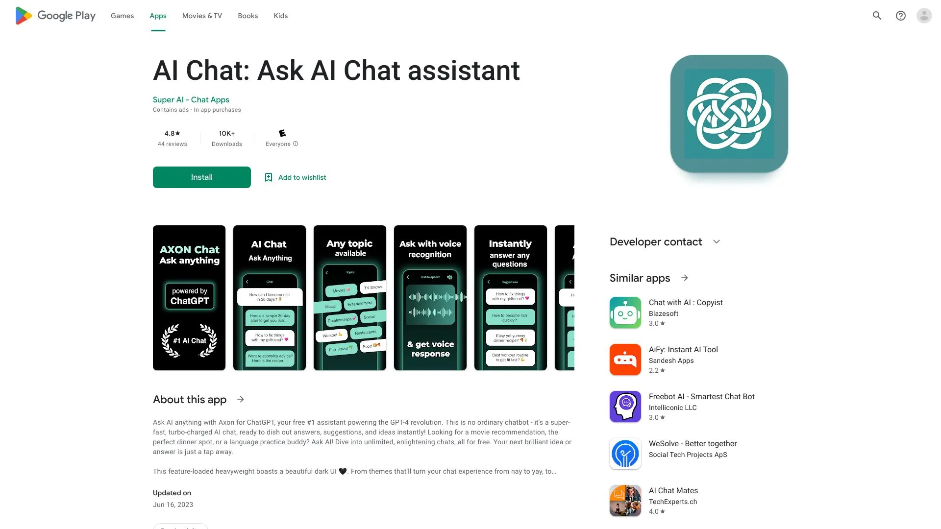 Axon: Asistente de chat AI avanzado para ayuda instantánea | Creati.ai