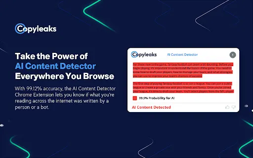 Copyleaks AI Content Detector - Accurate AI Text Detection | Creati.ai