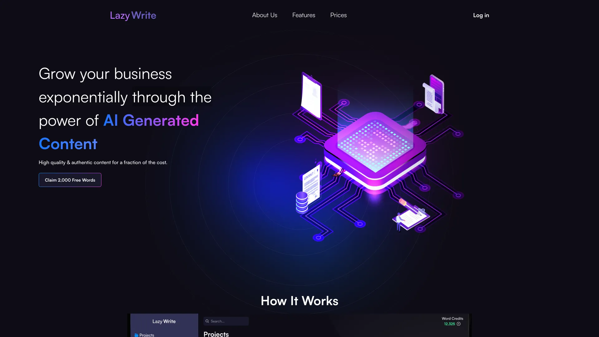 LazyWrite - AI-Powered Content Creation | Creati.ai