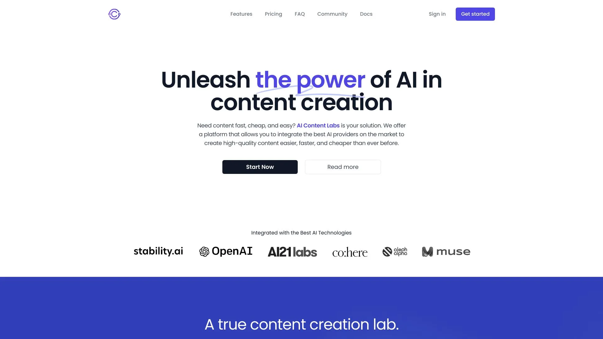 AI Content Labs: Automated Content Creation Platform | Creati.ai