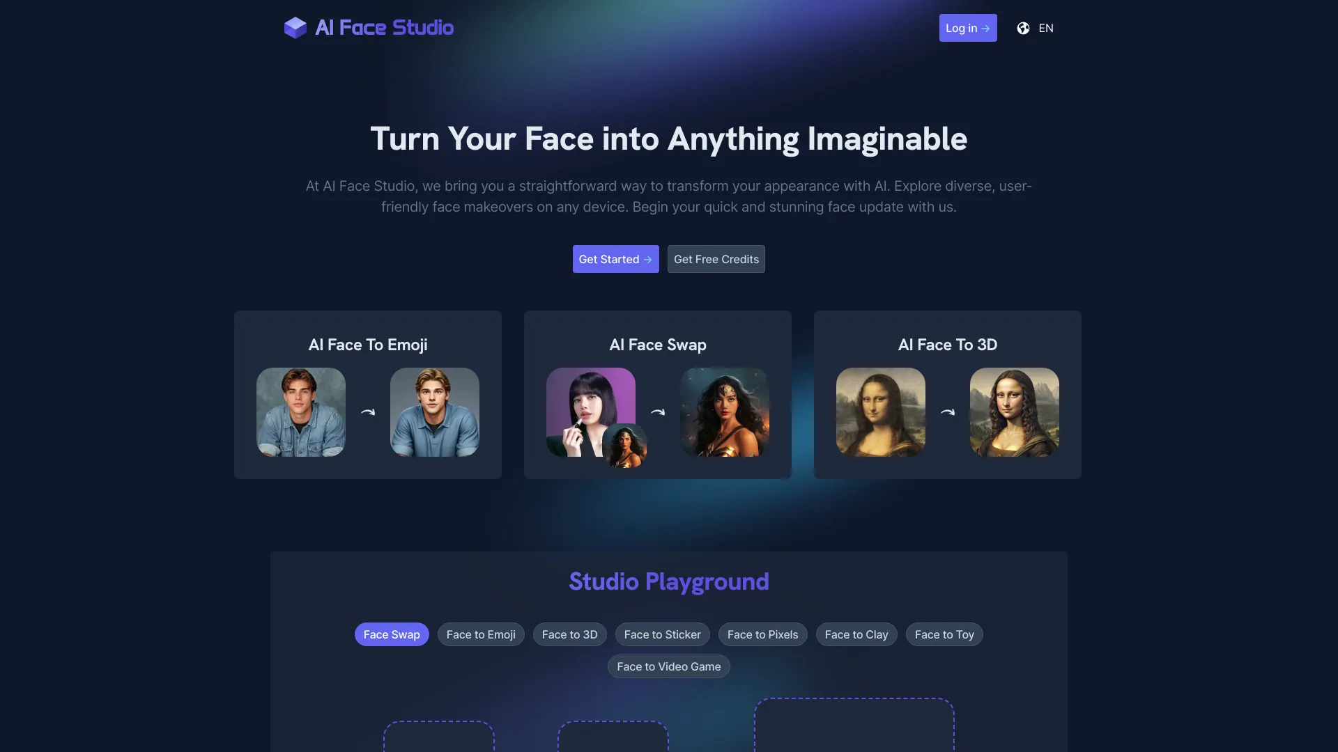 AI Face Studio: Transform Selfies with AI | Creati.ai