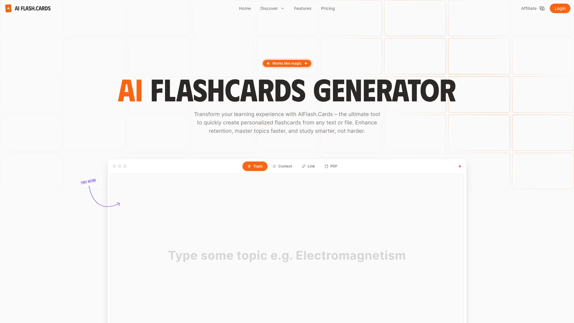 AI Flash.Cards - Personalized AI-Powered Flashcards | Creati.ai