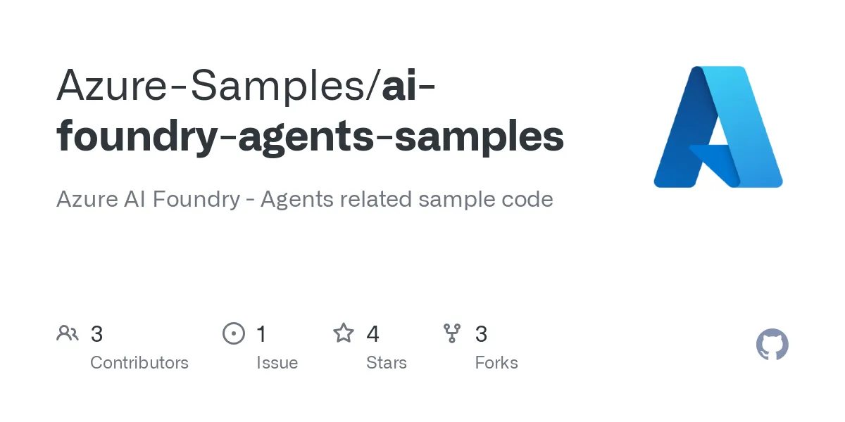 Azure AI Foundry Agents Samples – Autonomous Agent Code Demos | Creati.ai