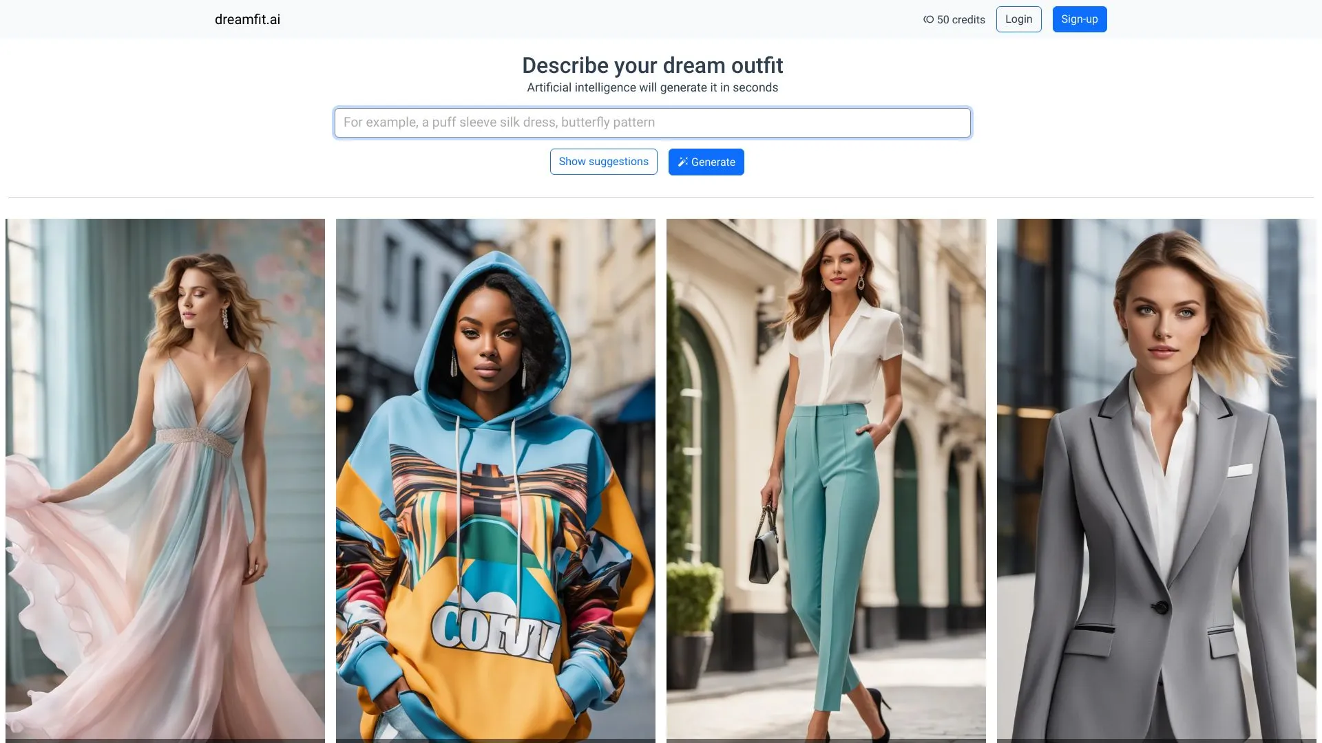 DreamFit.ai - AI-Generated Clothing Product Photos | Creati.ai