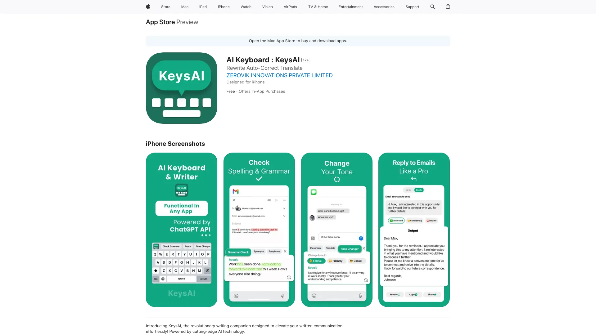 KeysAI Keyboard: Intelligent Texting Companion | Creati.ai