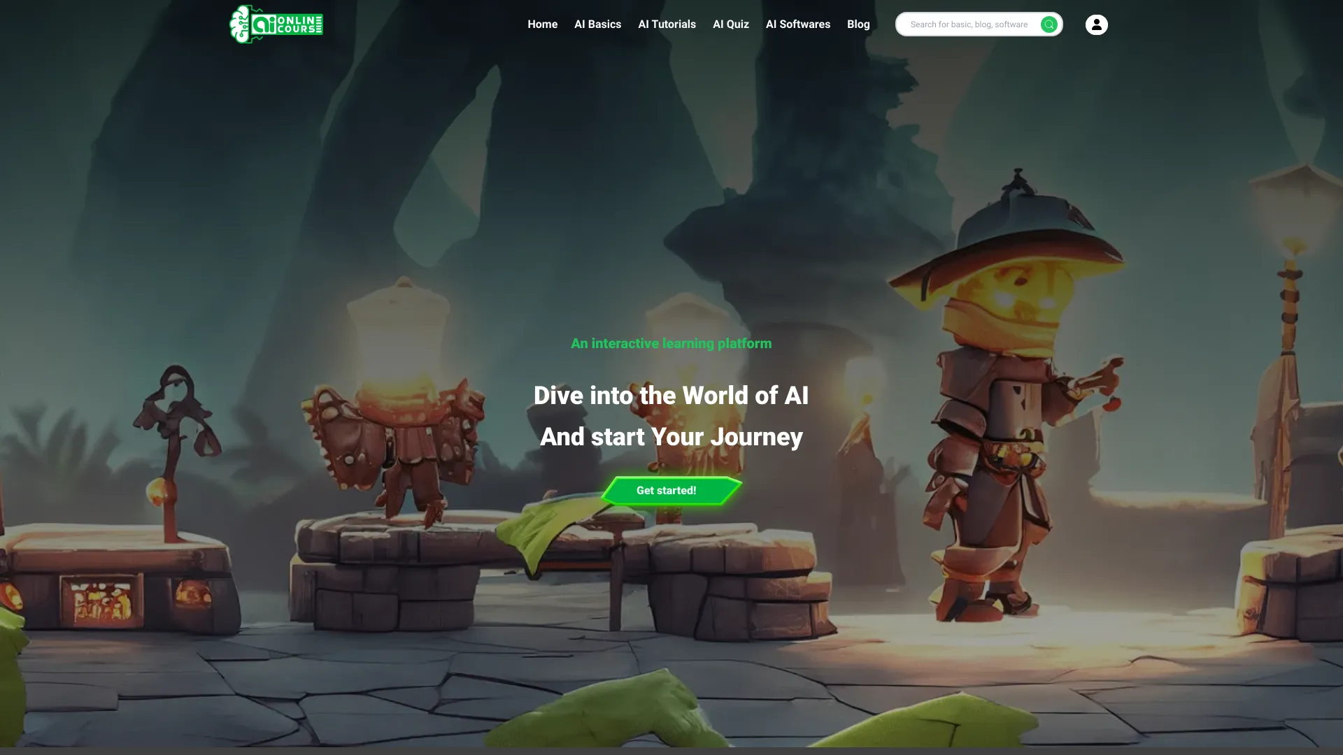 Comprehensive AI Learning - AIONLINECOURSE.COM | Creati.ai