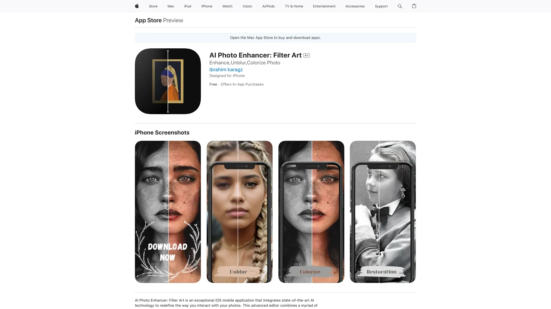 AI Photo Enhancer: Filter Art - Elevate Your Photos with AI | Creati.ai