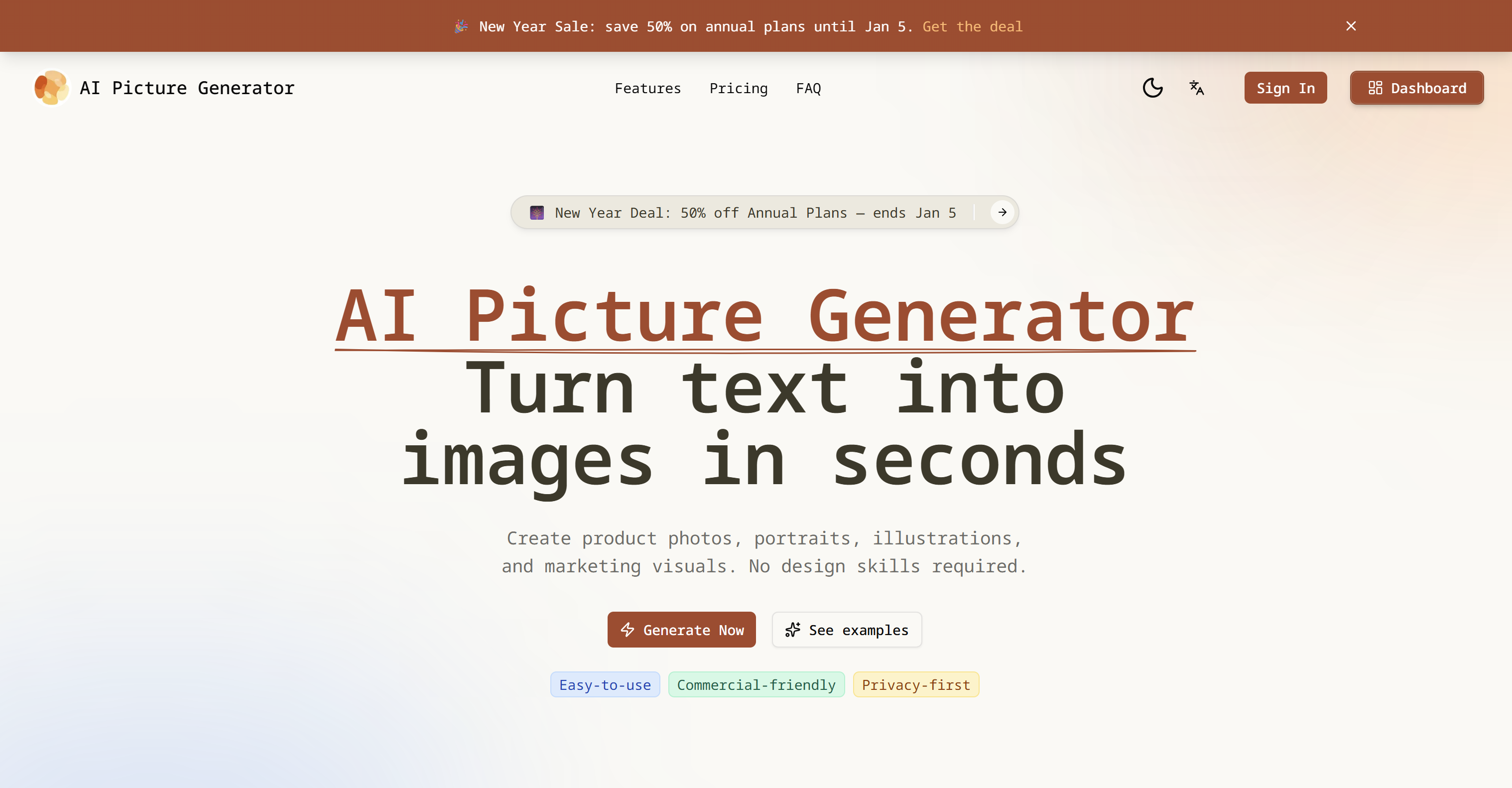 AI Picture Generator — Text-to-Image & Photo Editing | Creati.ai