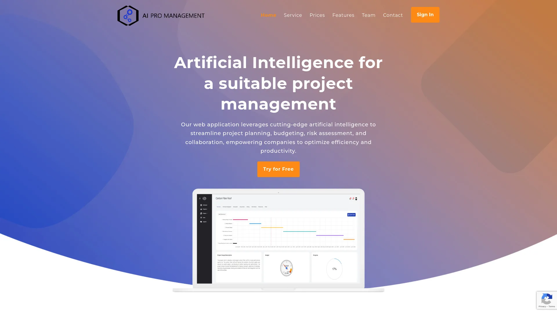 AI Pro Management: Advanced AI for Enhanced Project Management | Creati.ai
