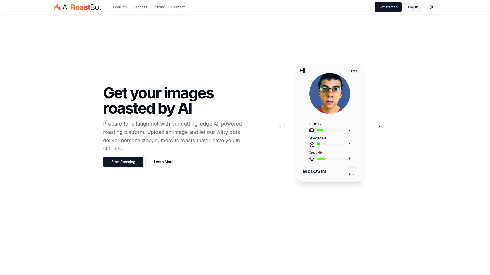 AI RoastBot: Hilarious AI Image Roasting | Creati.ai