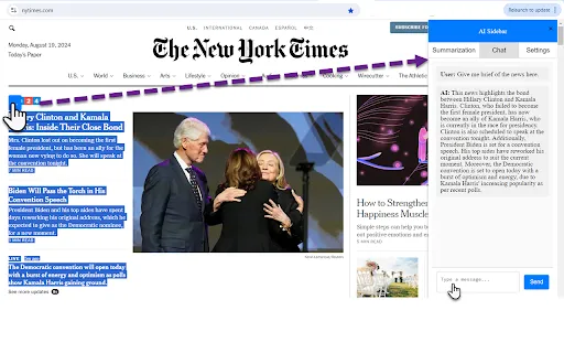 AI Sidebar: Integra el GPT de OpenAI en Chrome | Creati.ai