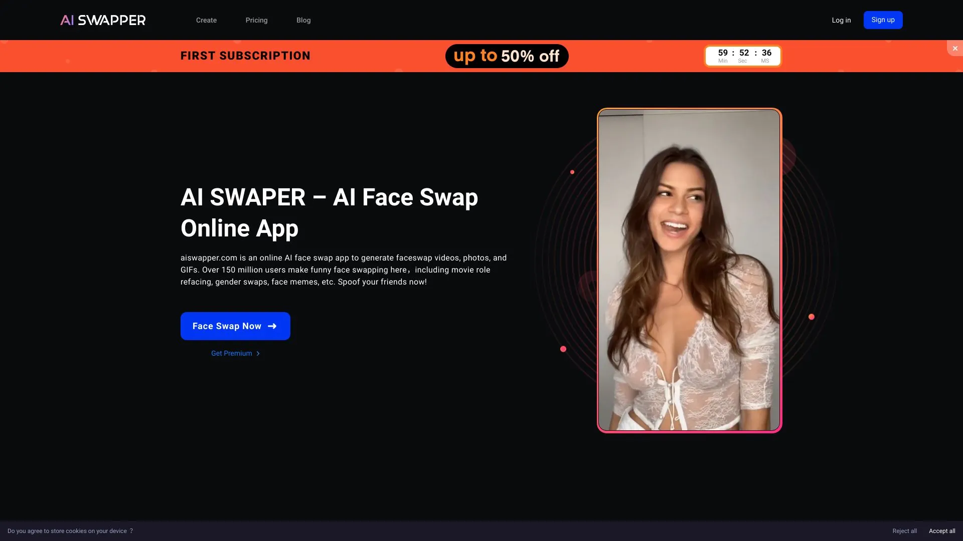 AI Swapper: Effortless Face Swapping Online | Creati.ai