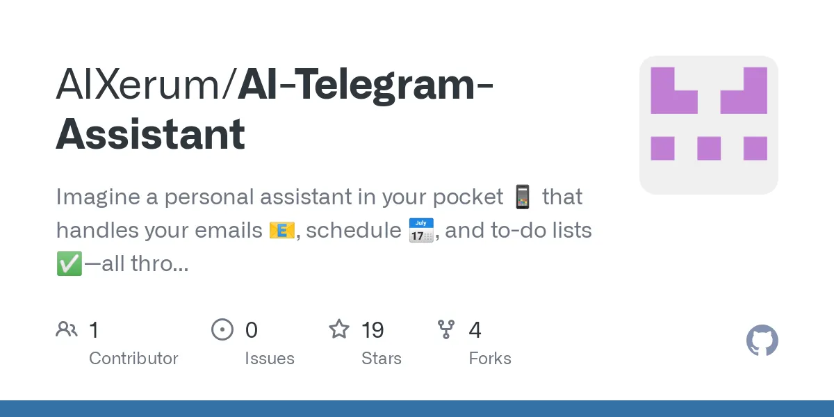 AI Telegram Assistant by AIXerum – Self-Hosted AI Bot for Telegram | Creati.ai