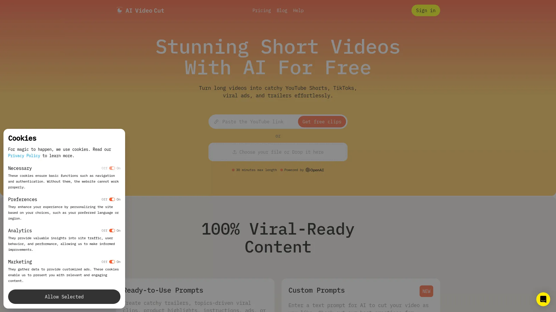 AI Video Cut - Create Viral-Ready Short Videos Effortlessly | Creati.ai