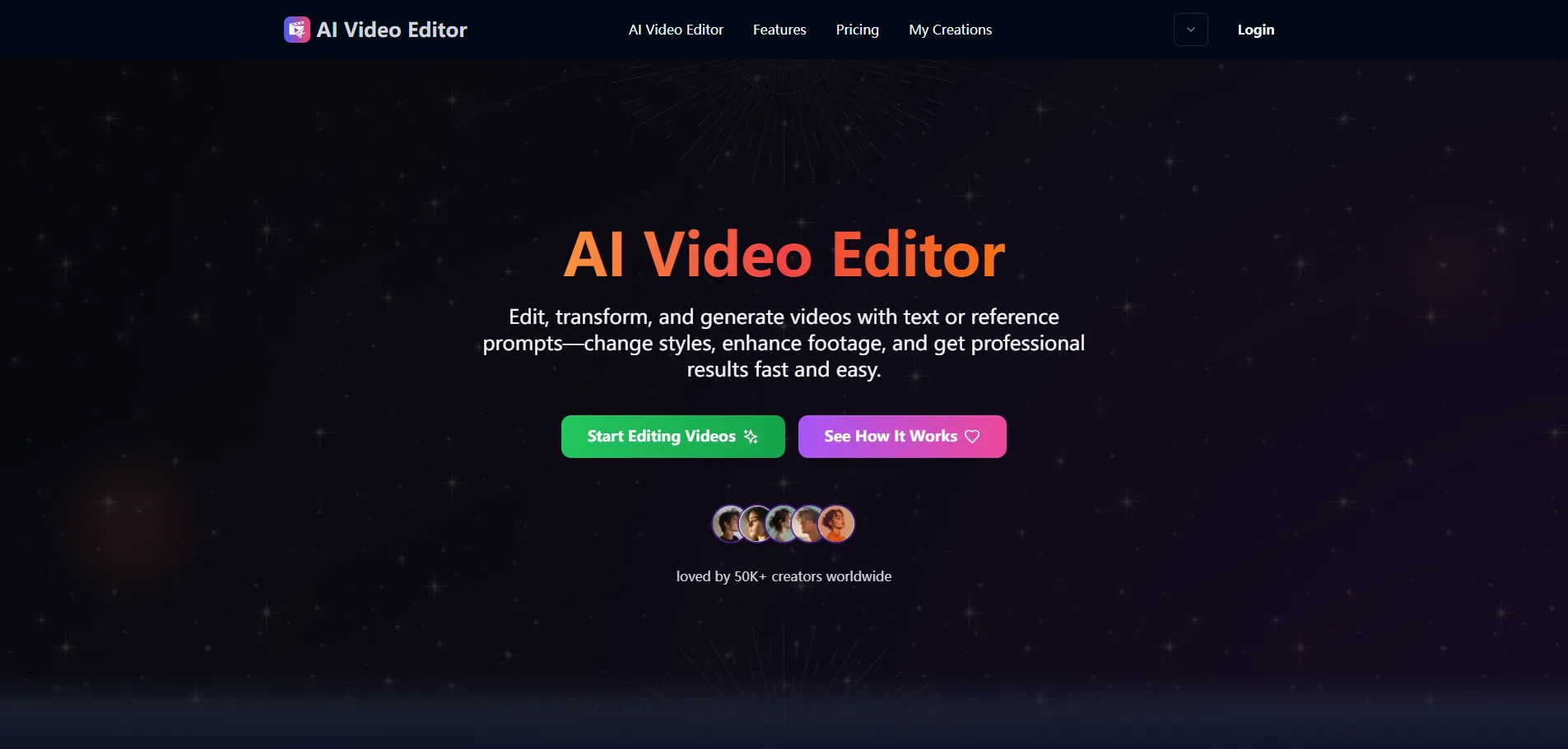 AI Video Editor - Transformez les vidéos avec styles et effets IA en ...