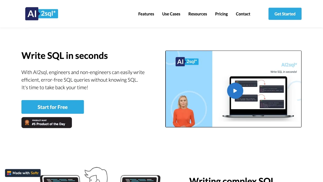 AI2SQL - Generación de Consultas SQL Sin Esfuerzo | Creati.ai