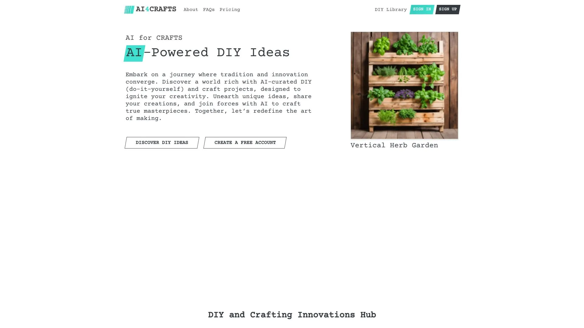AI4CRAFTS: AI-Powered DIY Craft Ideas and Projects | Creati.ai