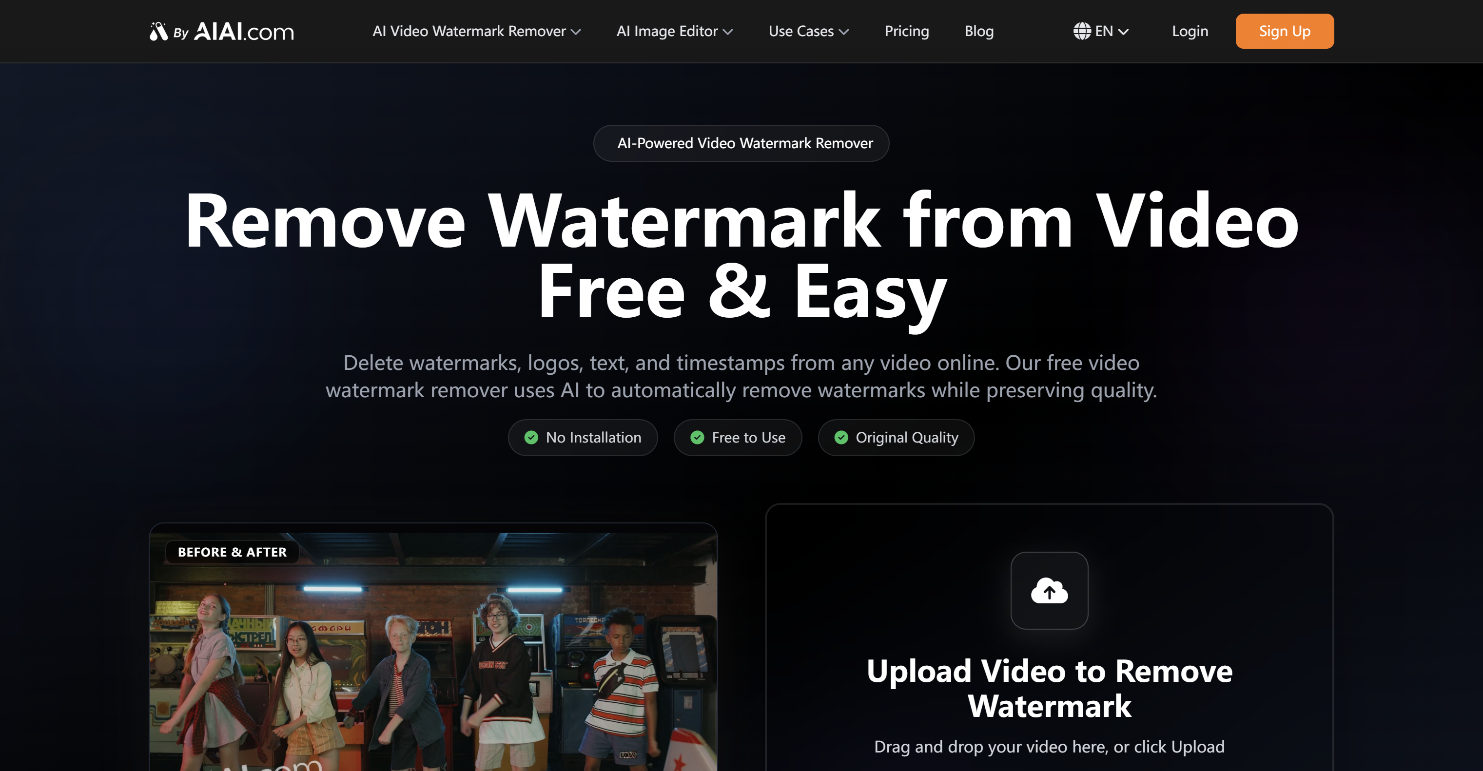 Free AI Video Watermark Remover Online - Remove Watermarks Easily ...