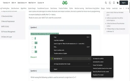 AIAssist Chrome Extension - AI-powered Browsing | Creati.ai