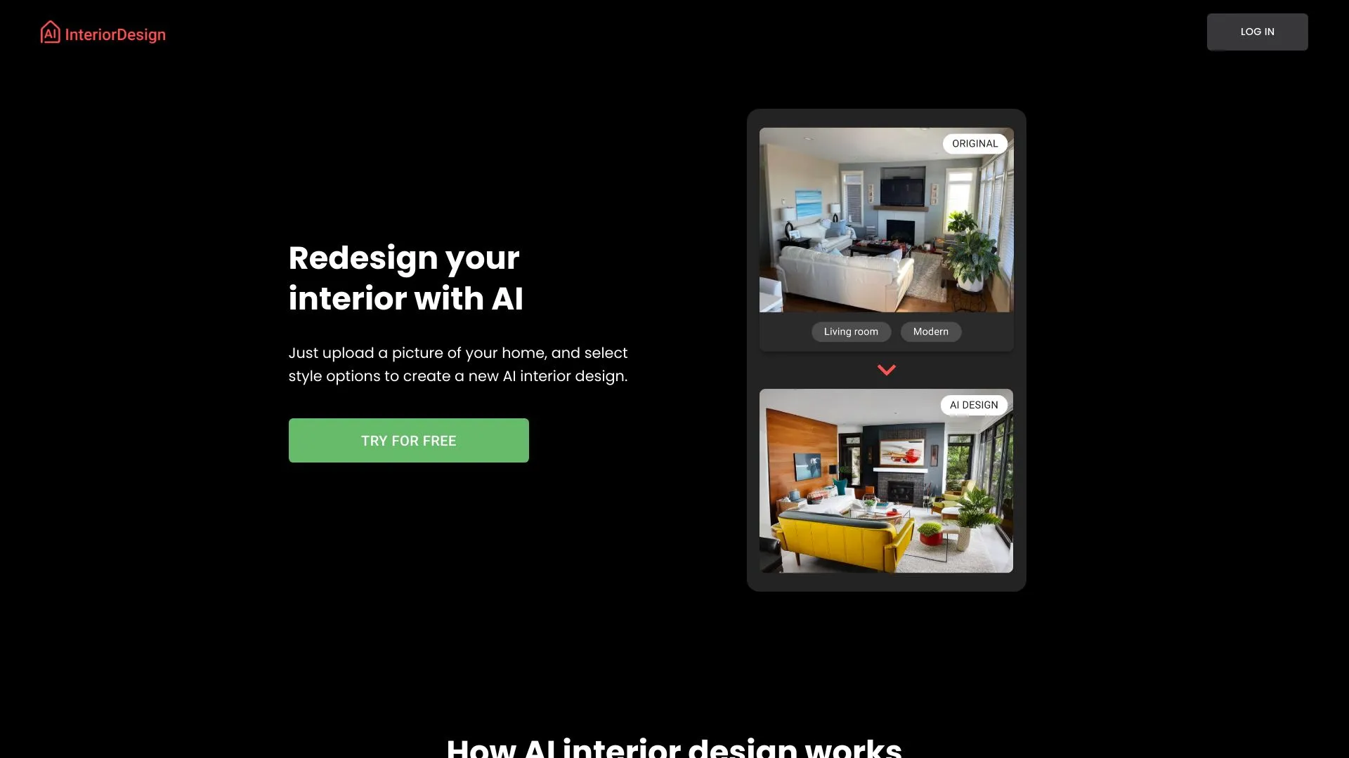 AIInteriorDesign.io - AI-Powered Interior Design Solutions | Creati.ai