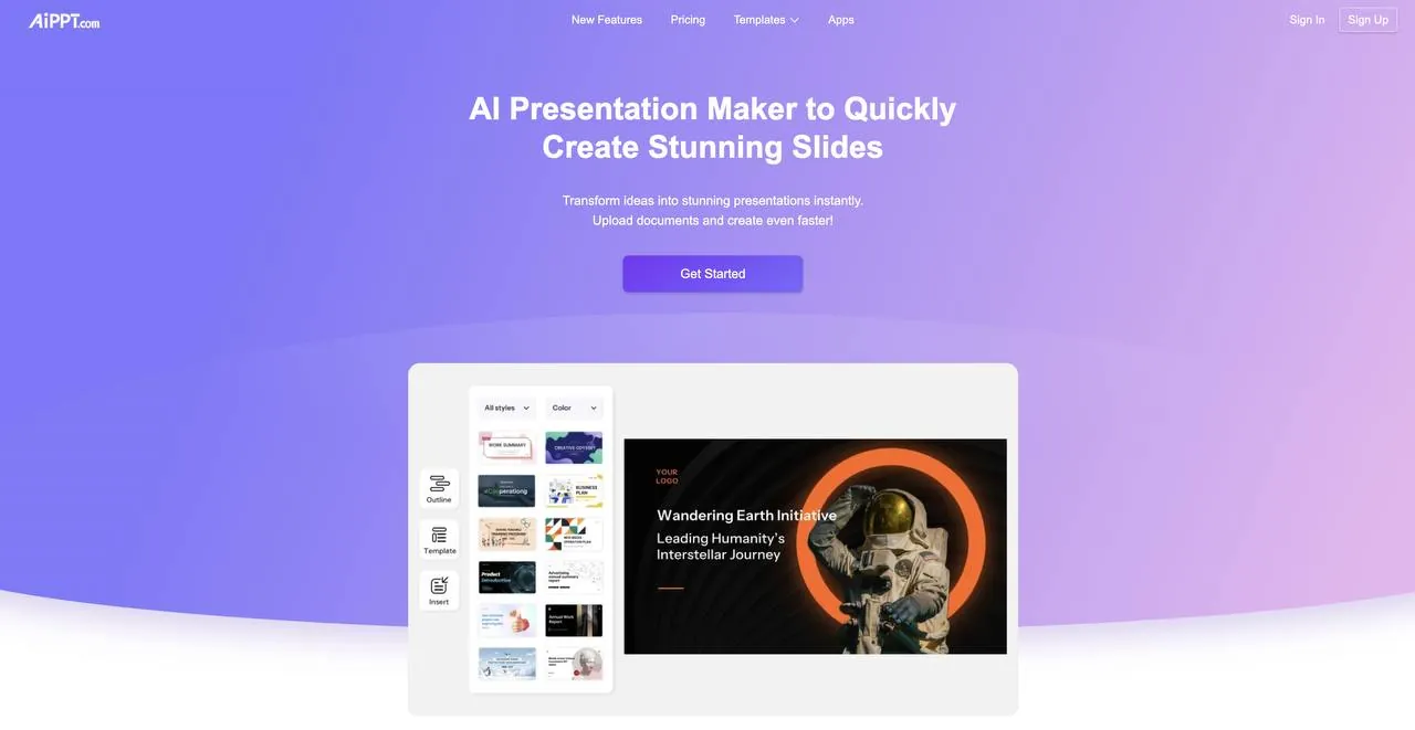 AiPPT: AI-Powered Presentation Tool | Creati.ai
