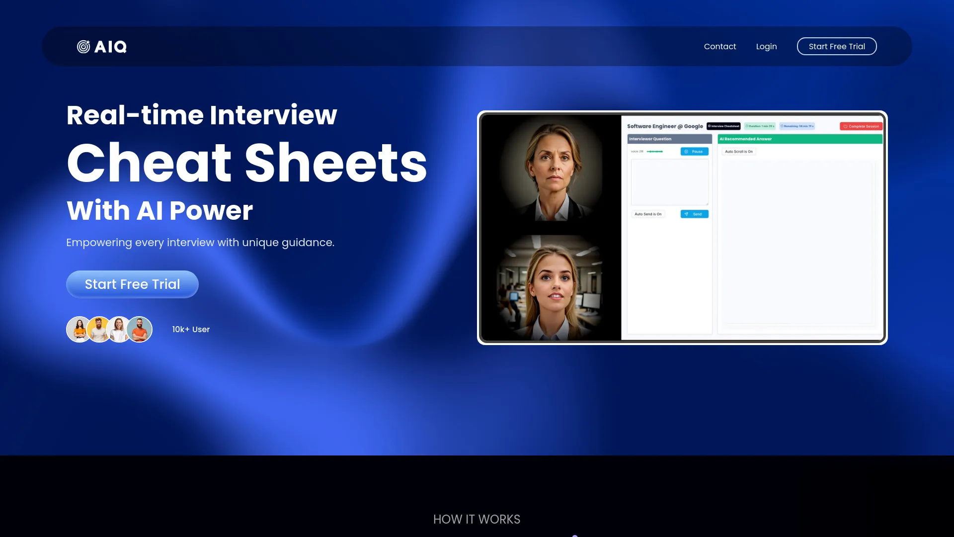 AIQ Interview - Mejora tus habilidades de entrevista con IA | Creati.ai