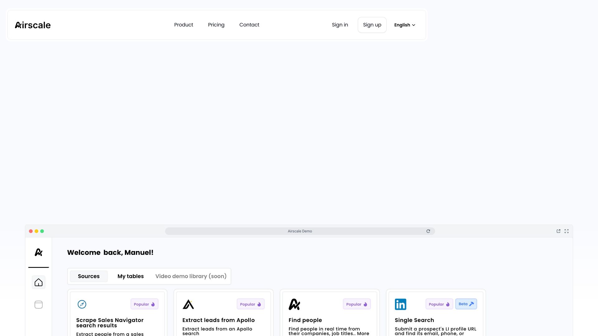 Airscale: Lead Generation Software for Streamlined Sales | Creati.ai