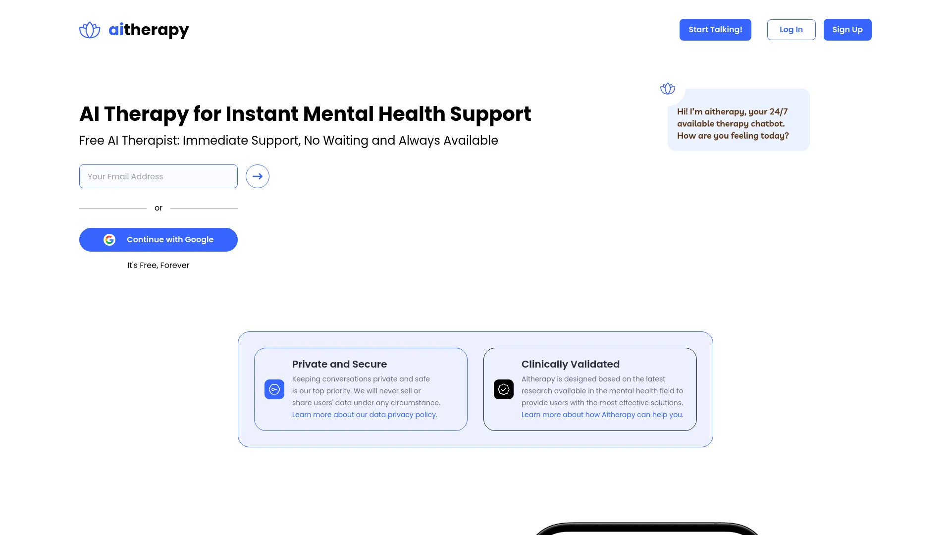 Aitherapy | AI-Powered Mental Health Support | Creati.ai