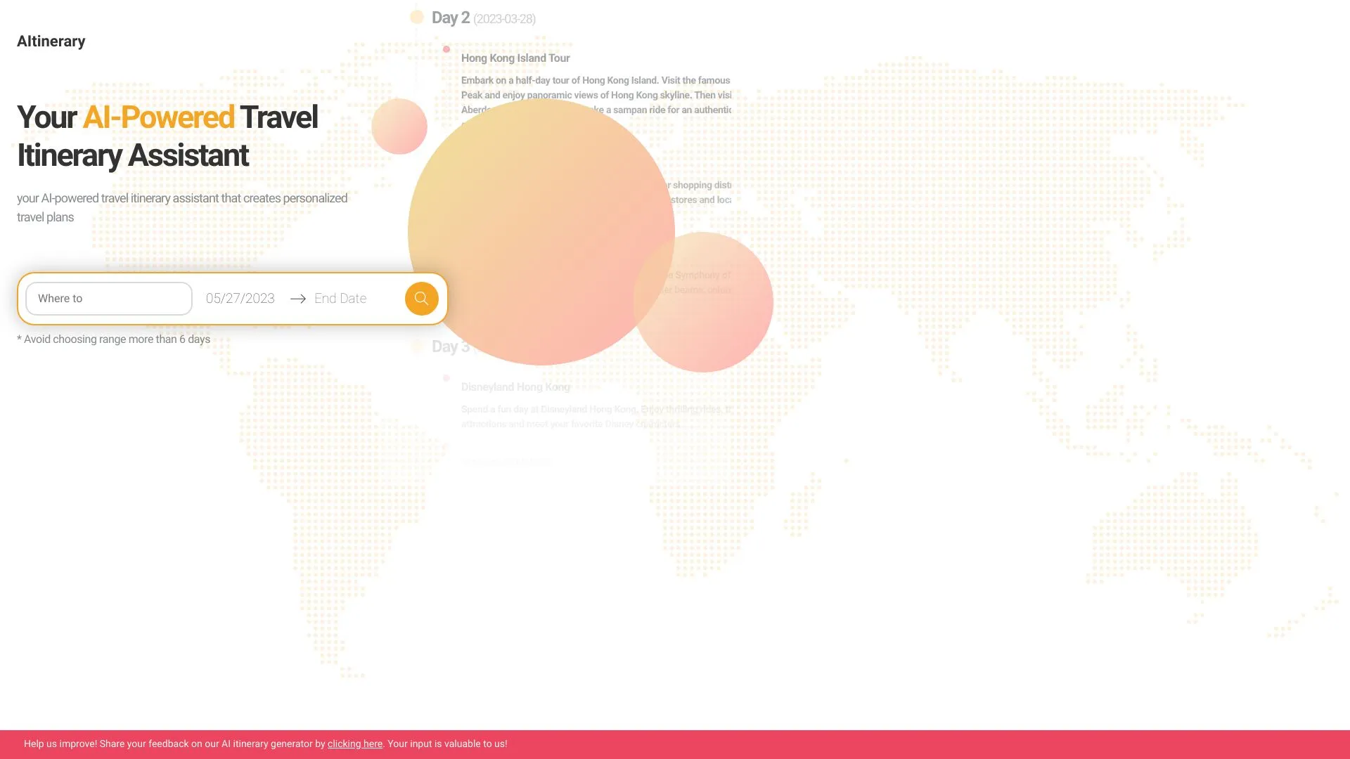AItinerary - Planificación de Viajes Personalizados con IA | Creati.ai