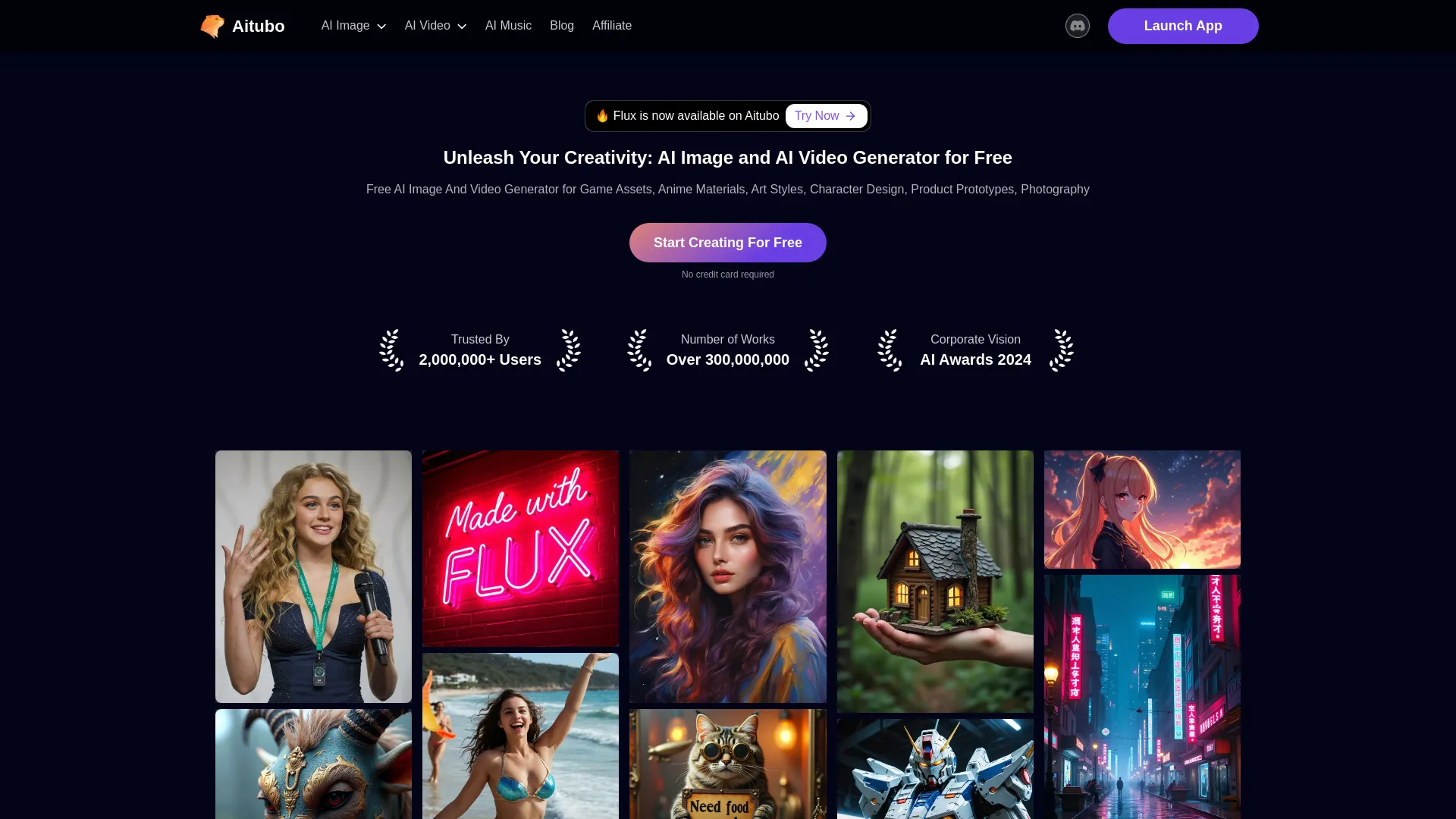 AI TUBO: Free AI Image & Video Generator for Creativity | Creati.ai