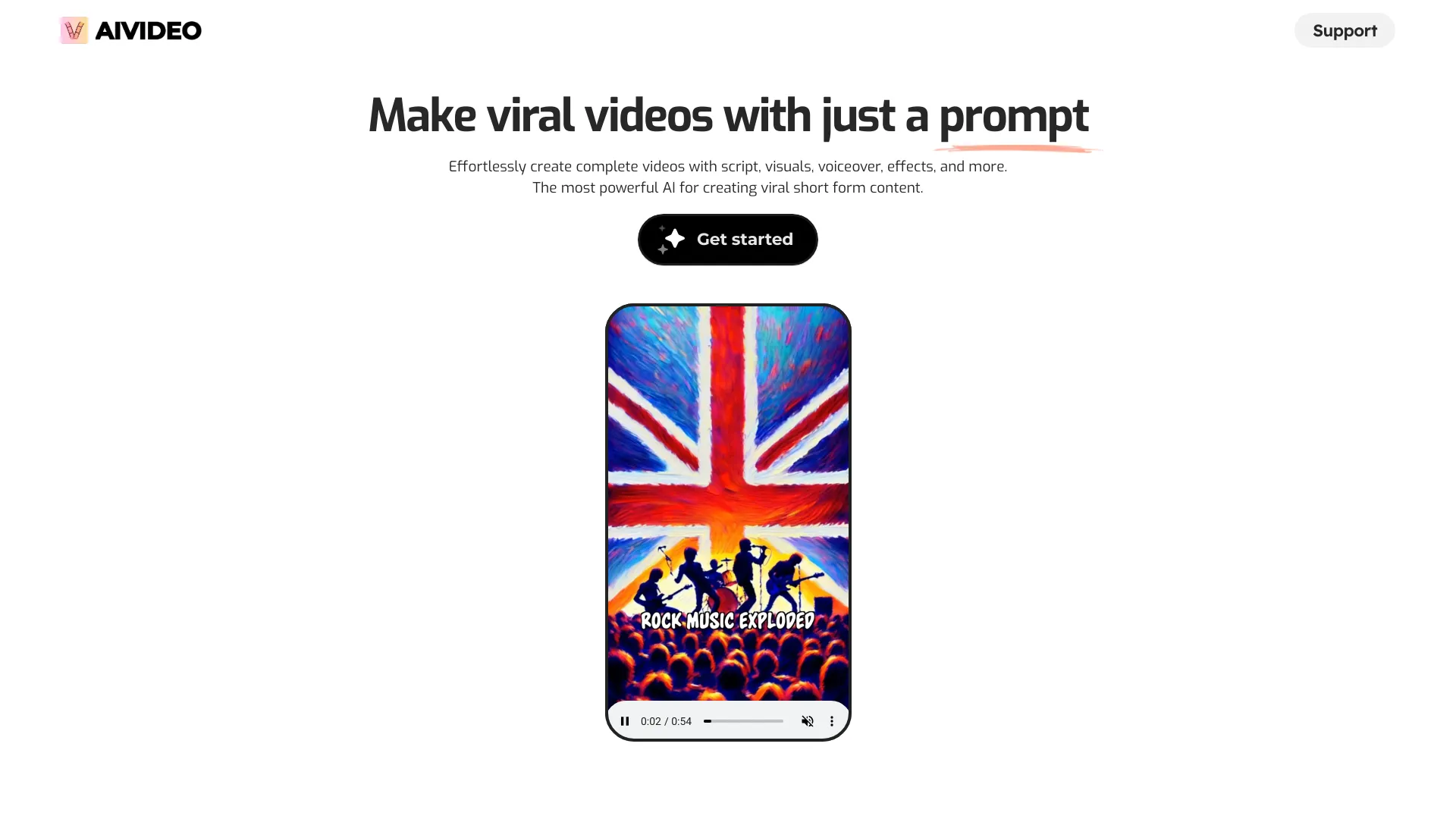 AIVideo - Effortless AI Video Creation | Creati.ai