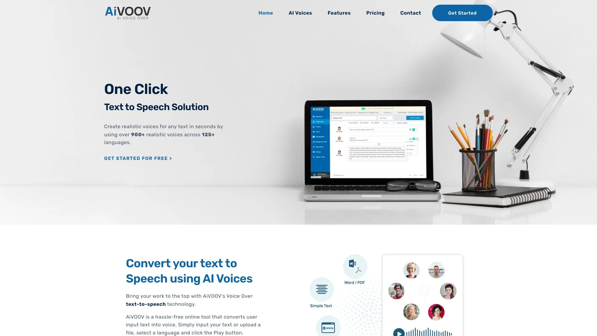 AiVOOV - Advanced Text to Speech AI Voice Generator | Creati.ai