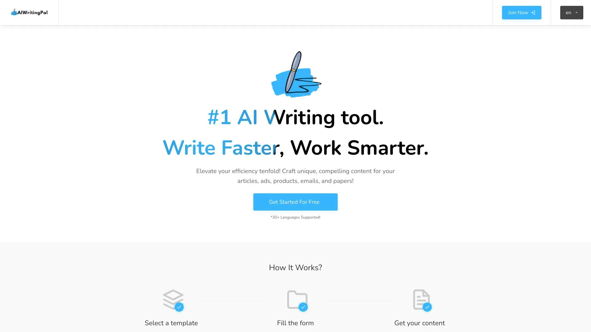 AIWritingPal - Your Ultimate AI Writing Assistant | Creati.ai