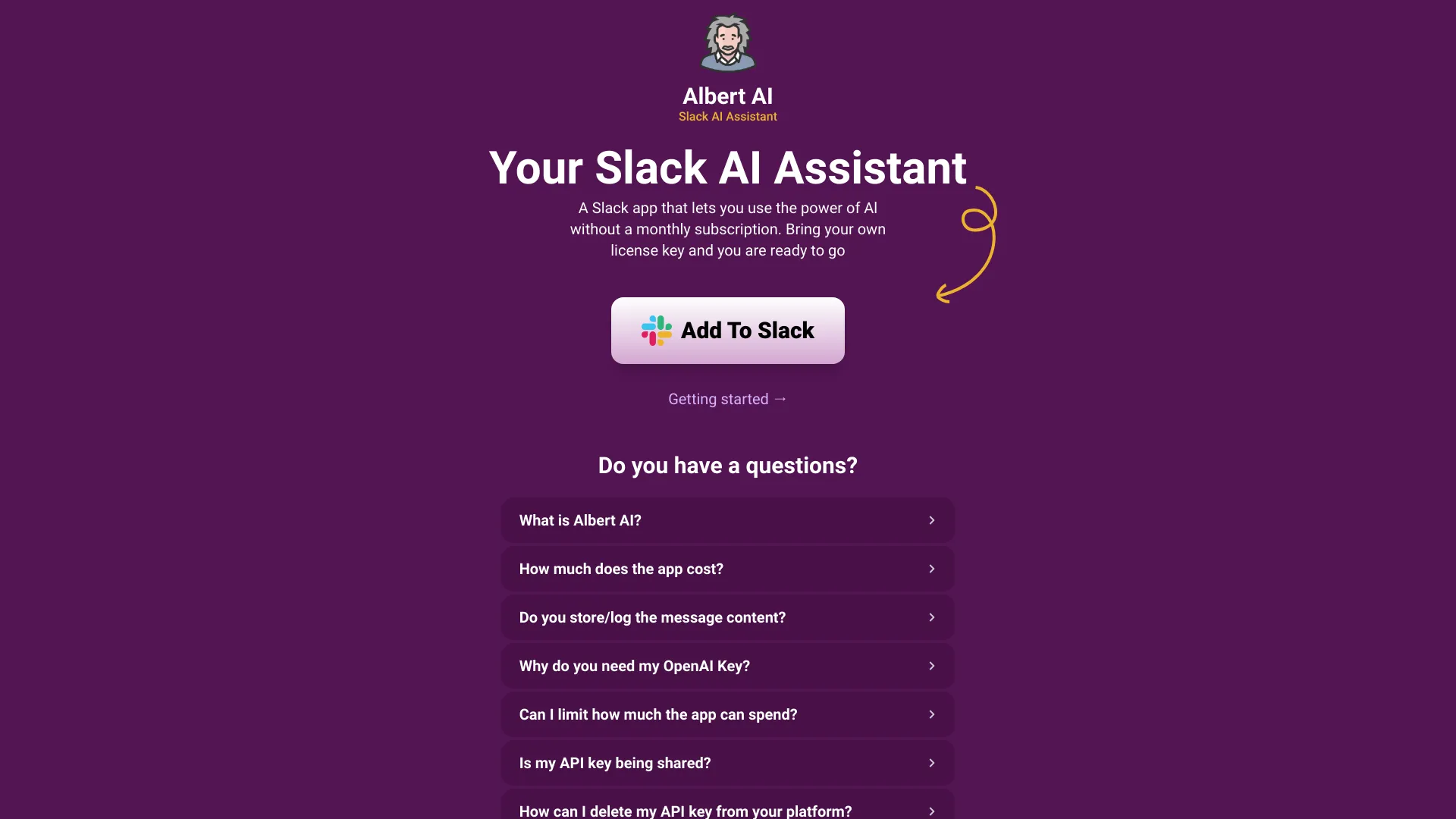 Albert AI: Your Smart Assistant for Slack | Creati.ai
