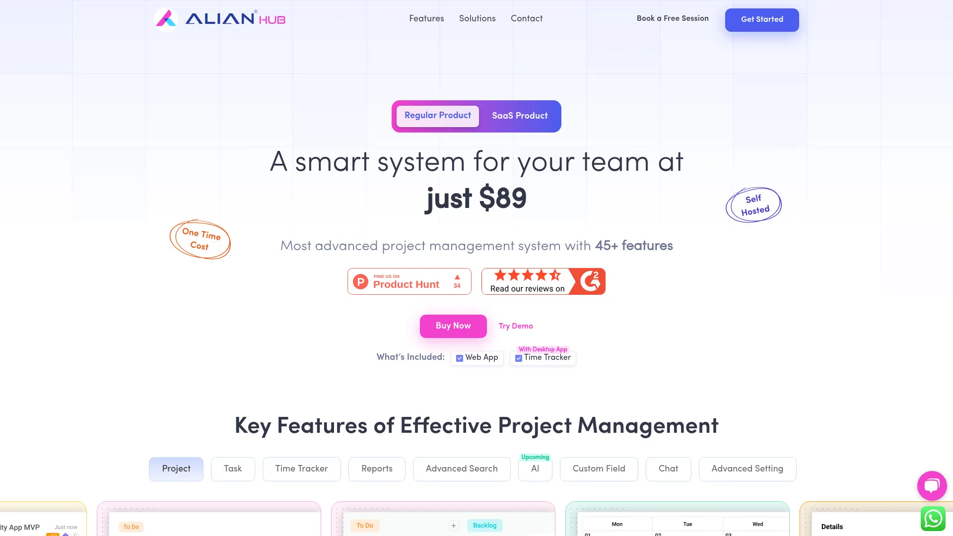 AlianHub: Advanced Project Management and Team Collaboration | Creati.ai