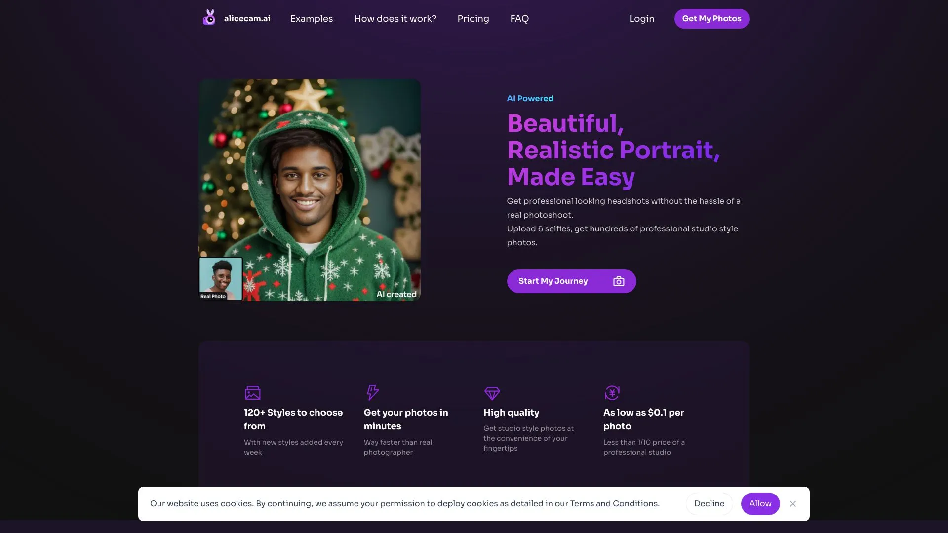 AliceCam - AI Portrait Generator for Stunning Photos | Creati.ai